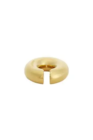 Saint Laurent Brass Earcuff With Logo Detail