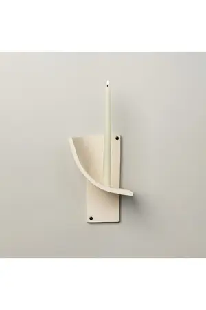 SIN Kahn Candle Sconce In Cream