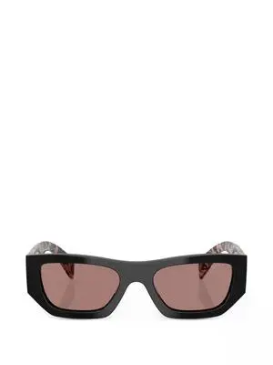 Prada Rectangle Frame Sunglasses - Black