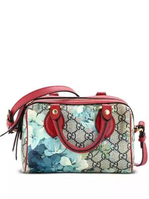 Gucci Blooms Print Gg Coated Canvas Convertible Nano Shoulder Bag - Multicolour