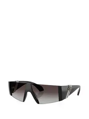 Versace Rectangle Frame Sunglasses - Black