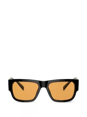 Versace Medusa Rectangle-frame Sunglasses - Black