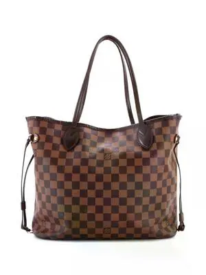 LOUIS VUITTON Neverfull Mm Damier Tote Bag - Brown