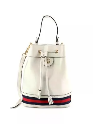 Gucci Ophidia Leather Small Bucket Bag