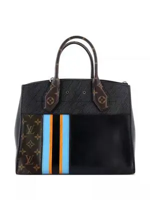 LOUIS VUITTON City Steamer Mm Satchel In Monogram Canvas And Leather - Black