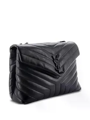 Saint Laurent Loulou Matelassé Chevron Leather Medium Shoulder Bag