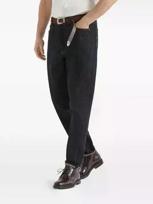 Brunello Cucinelli Iconic-fit Five-pocket Trousers - Blue
