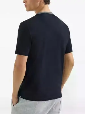 Brunello Cucinelli T-shirt With Print - Blue