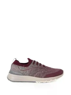 Brunello Cucinelli Techno-cotton Knit Runners - Red