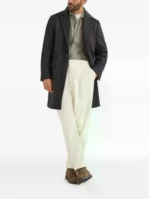 Brunello Cucinelli Lightweight Virgin Wool Cloth Coat