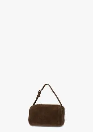 TONY BIANCO Desiree Handheld Bag In Leather With Silver Accents