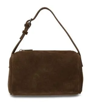 TONY BIANCO Desiree Handheld Bag In Leather With Silver Accents