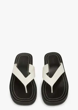 TONY BIANCO Tilly Leather Thong Sandals