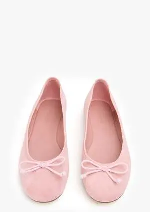 TONY BIANCO Comma Suede Ballet Flats