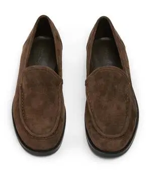 TONY BIANCO Zoe Suede Loafers - Espresso Suede
