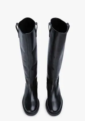 TONY BIANCO Hayes Knee High Boots - Black Como