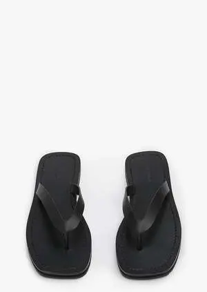 TONY BIANCO Kimba Leather Flip Flop Sandals