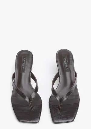 TONY BIANCO Topaz Leather Mule Sandal