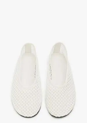 TONY BIANCO Mazey Flat Ballerinas With Mesh Detailing