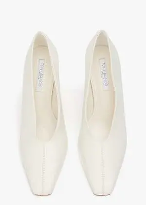 TONY BIANCO Penelope Court Heels - Milk Capretto