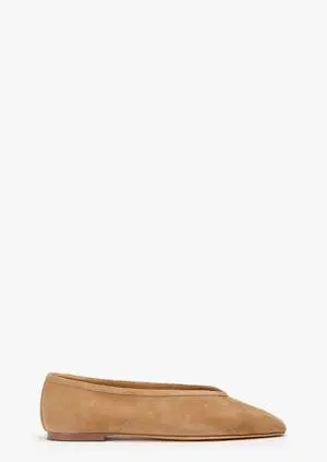 TONY BIANCO Bianca Suede Leather Ballet Flats - Wheat Suede