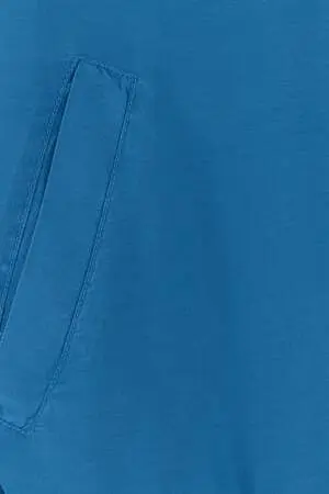 Versace Light Poplin Jacket With Tonal Embroidery - Blue