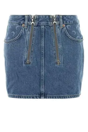 Marine Serre Denim Skirts
