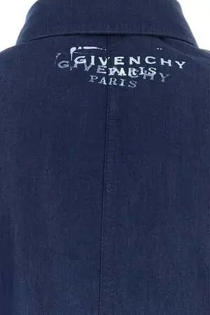 Givenchy Camicia In Chambray Blu