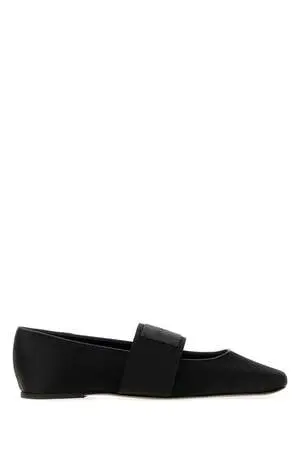 Givenchy Satin Sliced Square Ballerinas