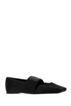 Givenchy Satin Sliced Square Ballerinas