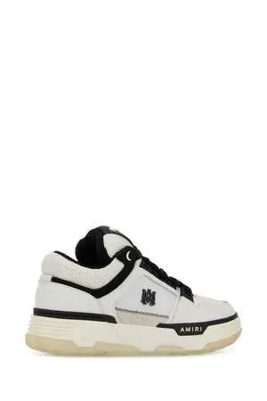 Amiri Two-tone Mesh And Leather Ma-1 Sneakers - White