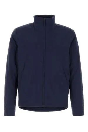 Veilance Stretch Nylon High Collar Zip-up Jacket - Blue