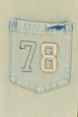 GOLDEN GOOSE Peter" Denim Jacket With "78" Motif