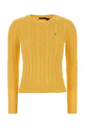 Polo Ralph Lauren Knitted Cotton Sweater With Embroidered Logo