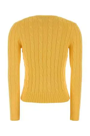 Polo Ralph Lauren Knitted Cotton Sweater With Embroidered Logo