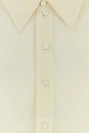 Co Ivory Cotton Blend Shirt