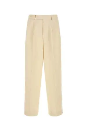 BODE Wide-leg Cream Viscose Blend Pants