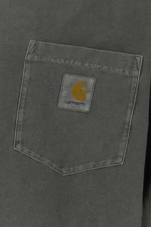 Carhartt Work In Progress Dark Cotton L/s Loose Pocket T-shirt - Grey