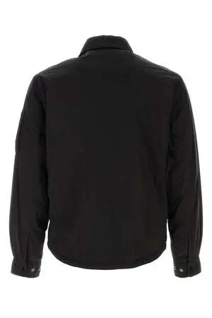 C.P. COMPANY Nylon Padded Jacket With Logo Detail - Black