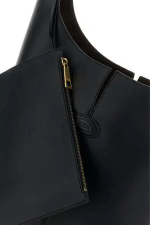 TOD'S Leather Di Bag Folio Bucket Bag