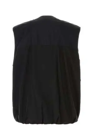 TATRAS Cotton Blend Vest With Zip Closure