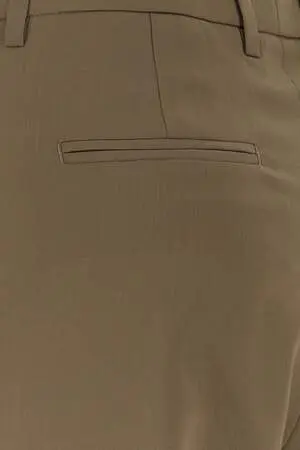 PT TORINO Palazzo Pants With Slit Hem - Brown