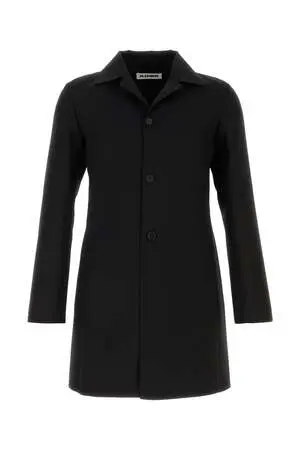 JIL SANDER Wool Blend Coat With Lapels