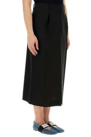 Givenchy Wool And Mohair Blend Skirt