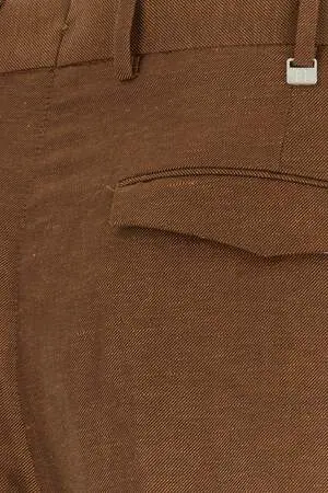 PT TORINO Wool Blend Michael Trousers - Brown
