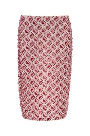 DES_PHEMMES Embellished Crepe Skirt