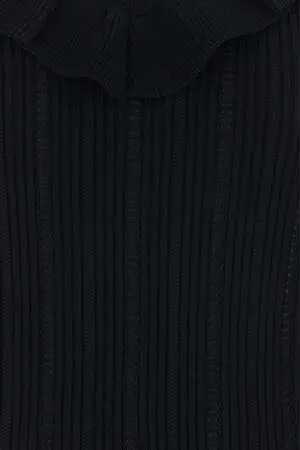 Blumarine Viscose Blend Tank Top With V-neckline