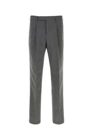 PT TORINO Cotton Blend Edge Pants - Grey