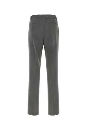 PT TORINO Cotton Blend Edge Pants - Grey