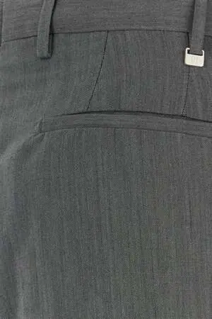 PT TORINO Cotton Blend Edge Pants - Grey